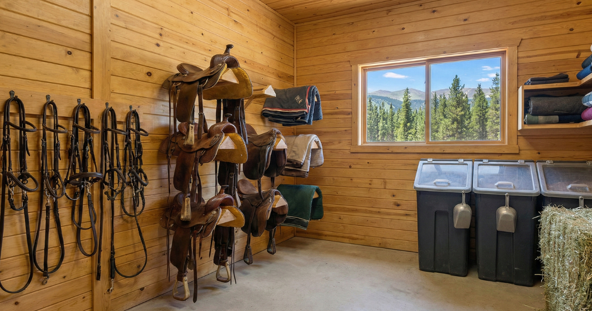 Is There a Dedicated Tack Room and Feed Room? Why It Matters - Colorado ...